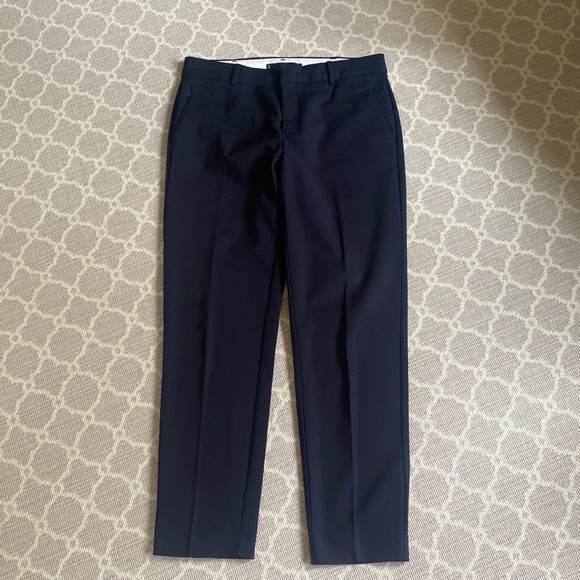 Mango | Pants & Jumpsuits | Mng Basics Navy Cropped Pants 8 | Poshmark